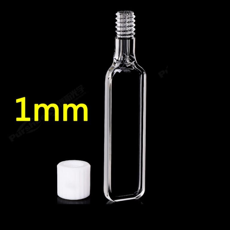 1 mm Cuvette with PTFE Screw Cap, 0.35 mL, QGS01B – Aireka Scientific